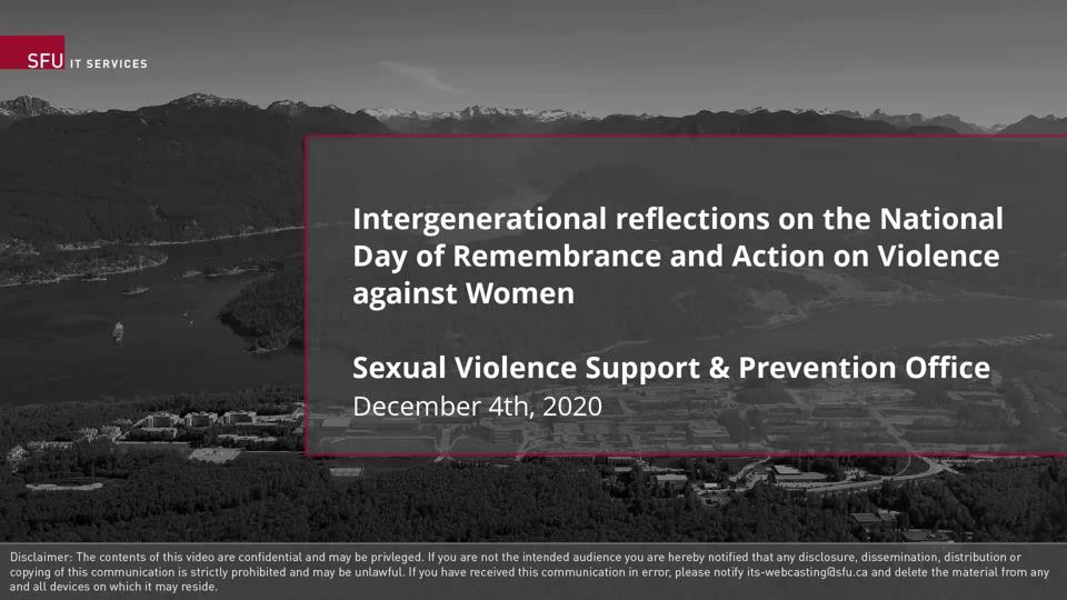 Intergenerational reflections on the National Day of Remembrance and ...